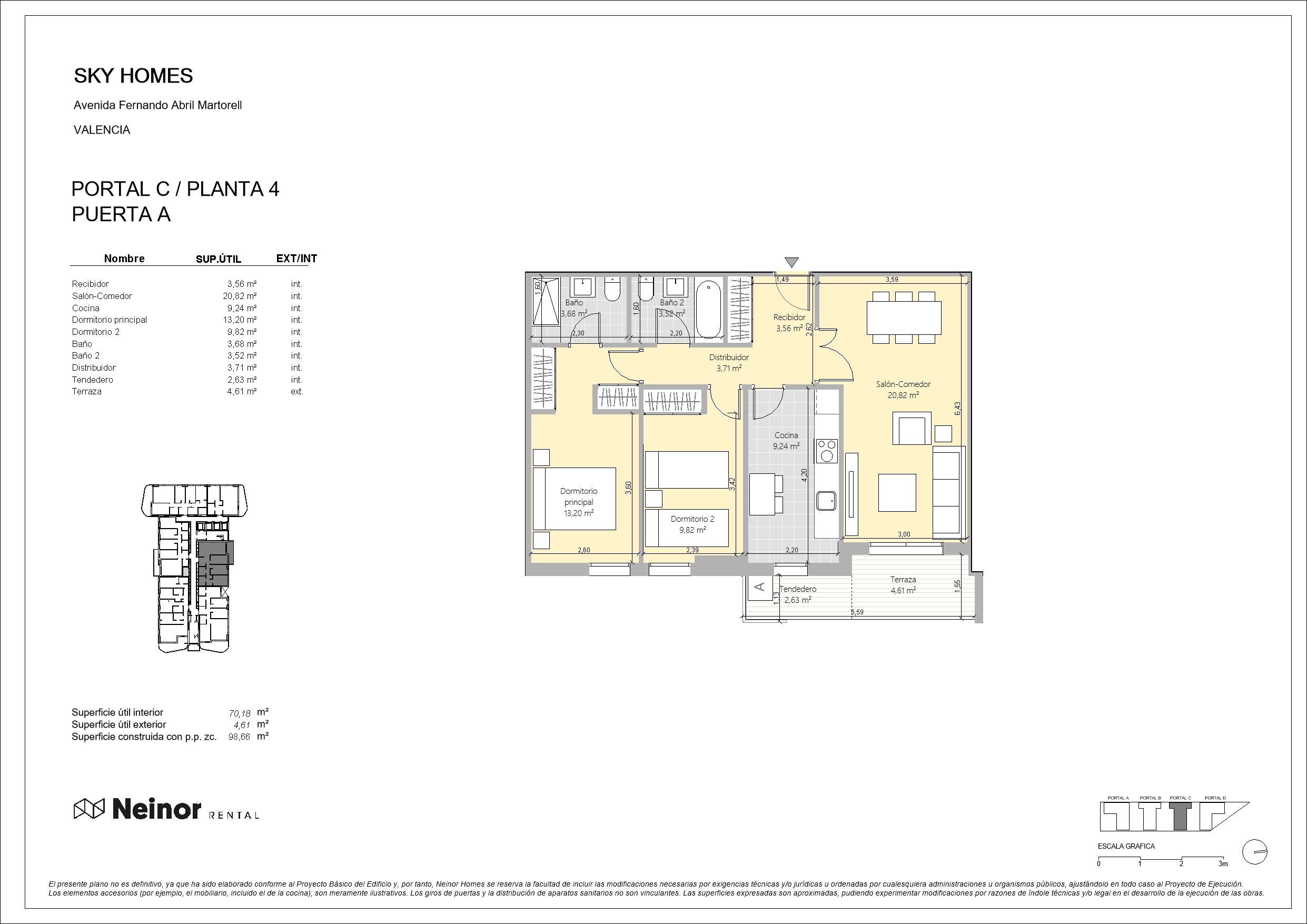 Alquiler SKY RENTAL HOMES en Valencia | Neinor Homes